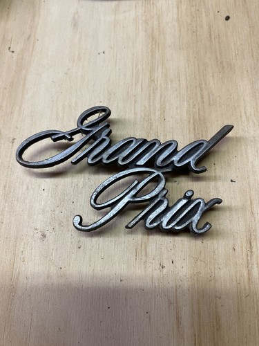Vintage Pontiac Grand Prix Emblem - Metal Badge | eBay