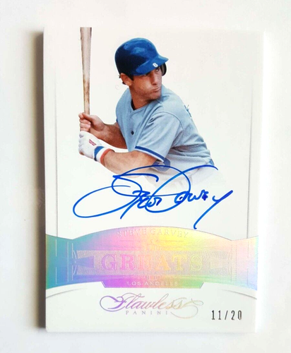 2017 PANINI FLAWLESS GREATS STEVE GARVEY AUTOGRAPH CARD 11/20 SIGNATURE ...