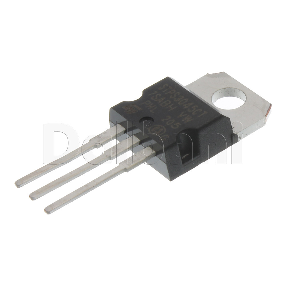 STMicroelectronics STPS3045CT Diode Schottky 2x15a 45v for sale online ...
