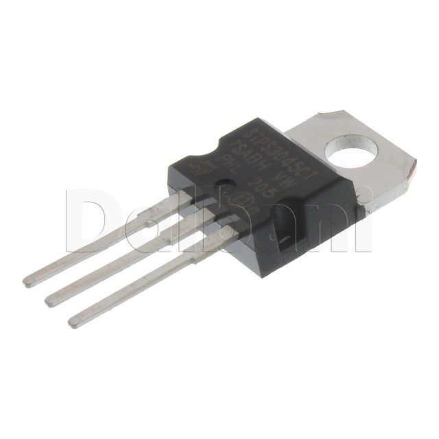 STMicroelectronics STPS3045CT Diode Schottky 2x15a 45v for sale online ...