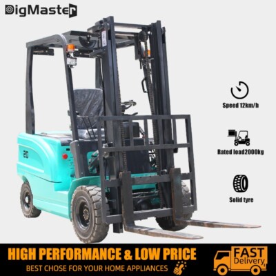 New 2025 2 Ton Rated Capacity Electric Forklift Lifter Lift Truck Two ...