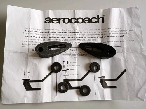 AeroCoach Degree Risers aero Time Trial TT bars wedge angle wattshop ...