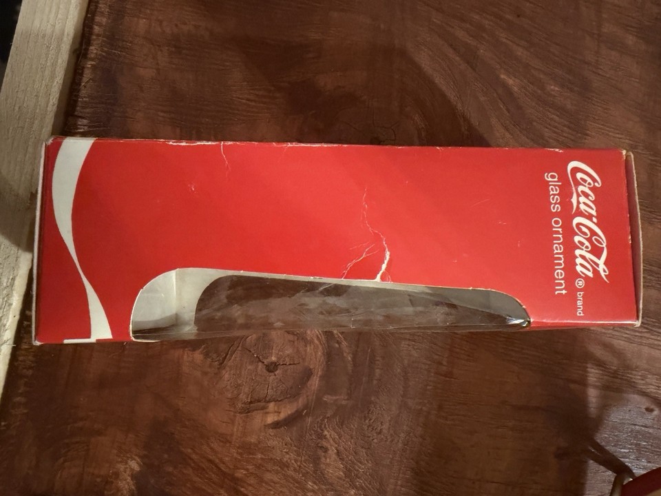 Coca Cola Glass Bottle Christmas Ornament Boxed 1997 Kurt S Adler | eBay UK