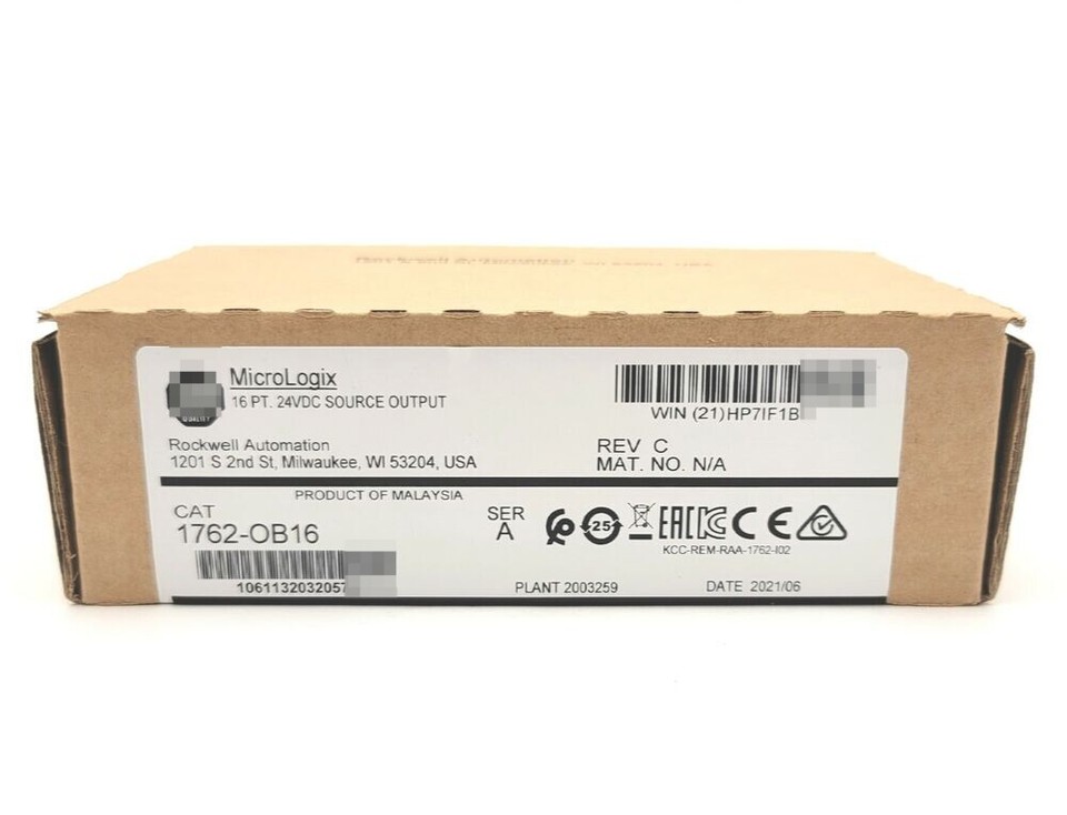 New Factory Sealed AB 1762-OB16 SSER A 24VDC MicroLogix Output Module ...