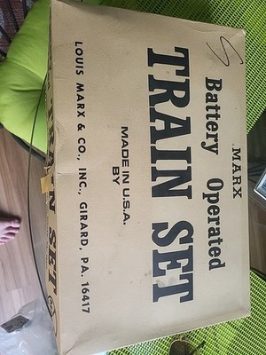 Louis Marx Train Set No. 2503 w/box! | eBay