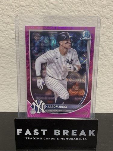 2025 Bowman Chrome Aaron Judge #99 Pink Mojo /299 | eBay