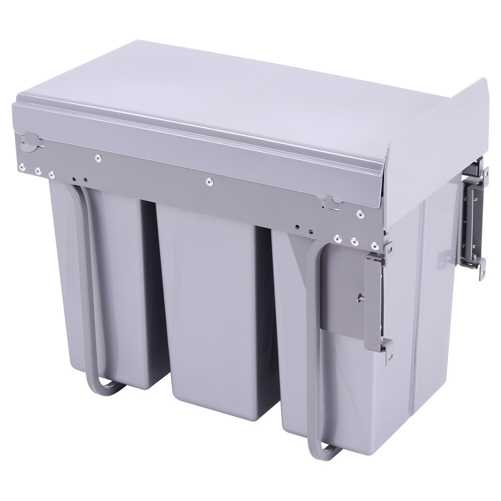 Pull Out Recycle Bin Kitchen Waste Bin Soft Close Cabinet Doors 300mm ...