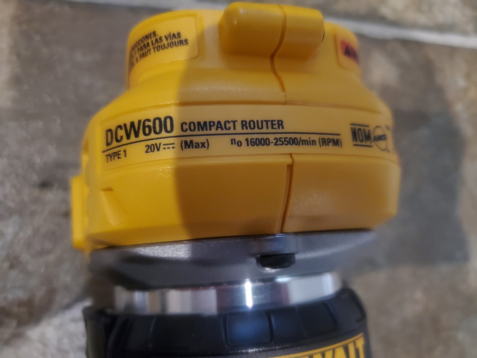 DEWALT DCW600 20V MAX XR Cordless Brushless Compact Router DCW600B New ...