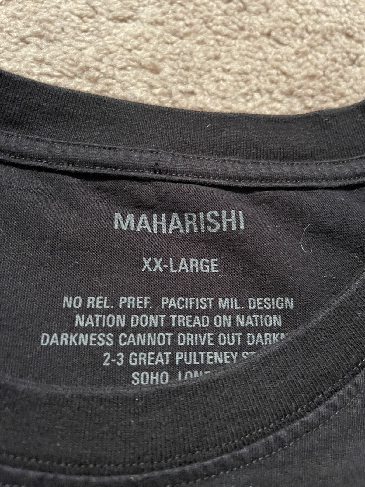 Stray Rats maharishi SRMY ARMY Cartoon Shirt Size 2X … - Gem