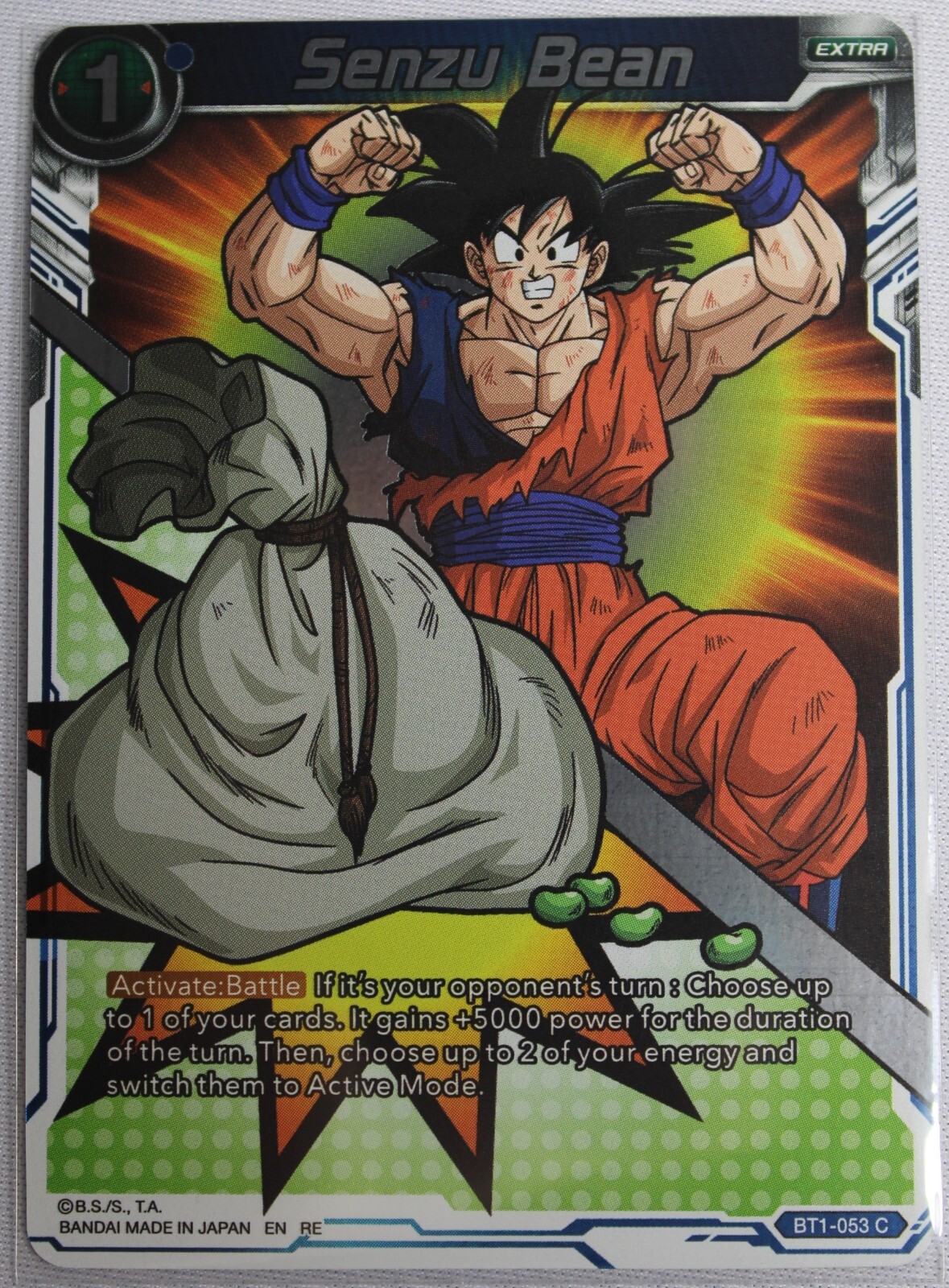 Senzu Bean (Reprint) BT1-053 C Silver Foil NEW EX DECK BOX 22 | eBay