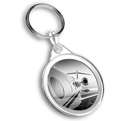 Keyring Circle - BW - Luxury Private Jet Plane Fun #38460 | eBay