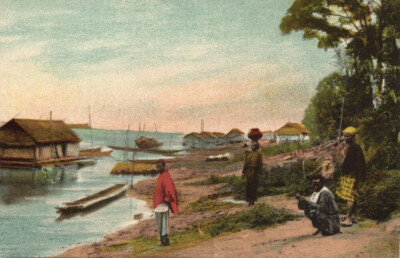 burma, Native Raft with Houseboat (1910s) Italian Mission Postcard | eBay