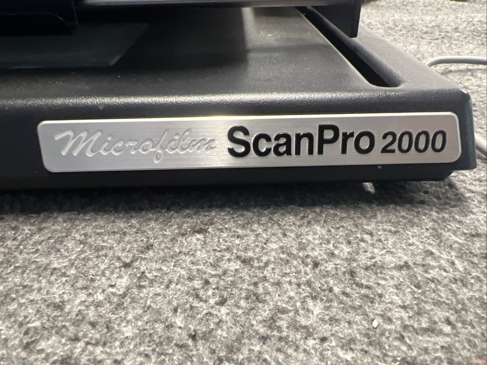 e-Image Data ScanPro 2000 Microfilm Scanner MSPGDX-SP7 Tested No Power ...