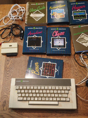 Vintage Acorn Electron Computer & Games joystick adapter manuals | eBay UK
