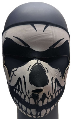 * FACEMASK Full Face Neoprene Ski Mask Skull Print Graphic Funny Joke ...