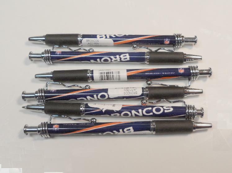 "JAZZ" Ball-Point Pen Set *NFL Football* (AFC/NFC) 3-Pack *Select Your ...