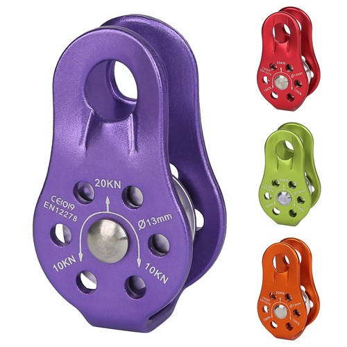 Outdoor Rock Climbing Fixed Side Plate Single Sheave Pulley Hauling ...