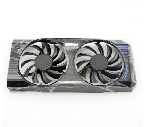 Pair Fans Graphics Card Cooling Cooler Fan For MSI GTX460 GTX 560 V5 ...