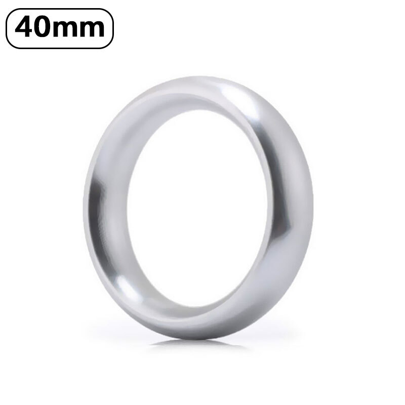 Stainless Steel Metal Silver Cock Ring For Men Glans Penis Erection ...