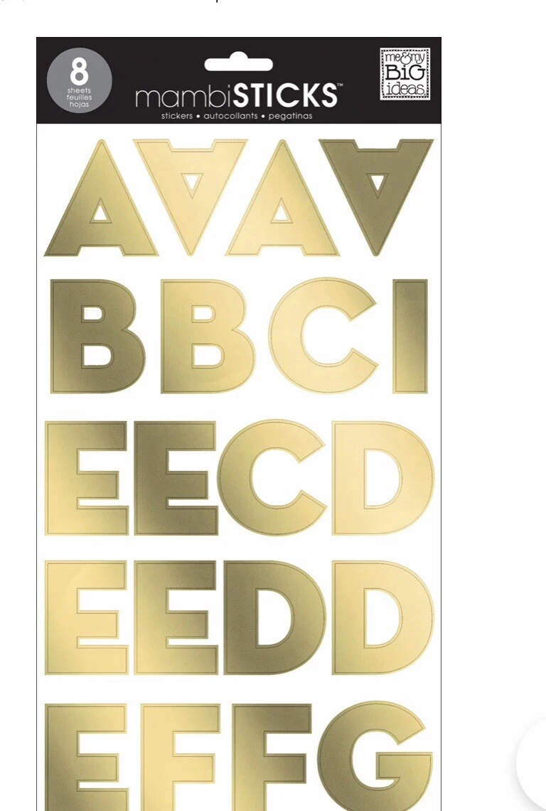 Mambi Sticker Letters