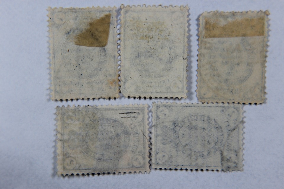 RUSSIA EMPIRE 1858-64 7 kopek , 5 stamps ,set ,2 types | eBay