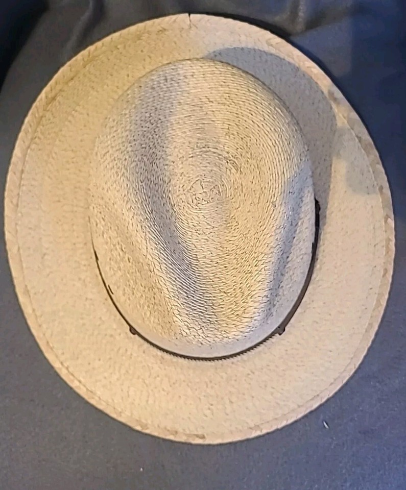 Palmoro Hats Straw Fedora Hat Size 60 Sahuayo Legítimo Michoacán México ...