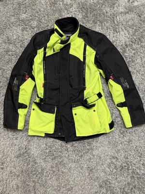 SEDICI #16 PADDED MOTORCYCLE JACKET ACS NEON YELLOW / BLACK (NO PADDING ...