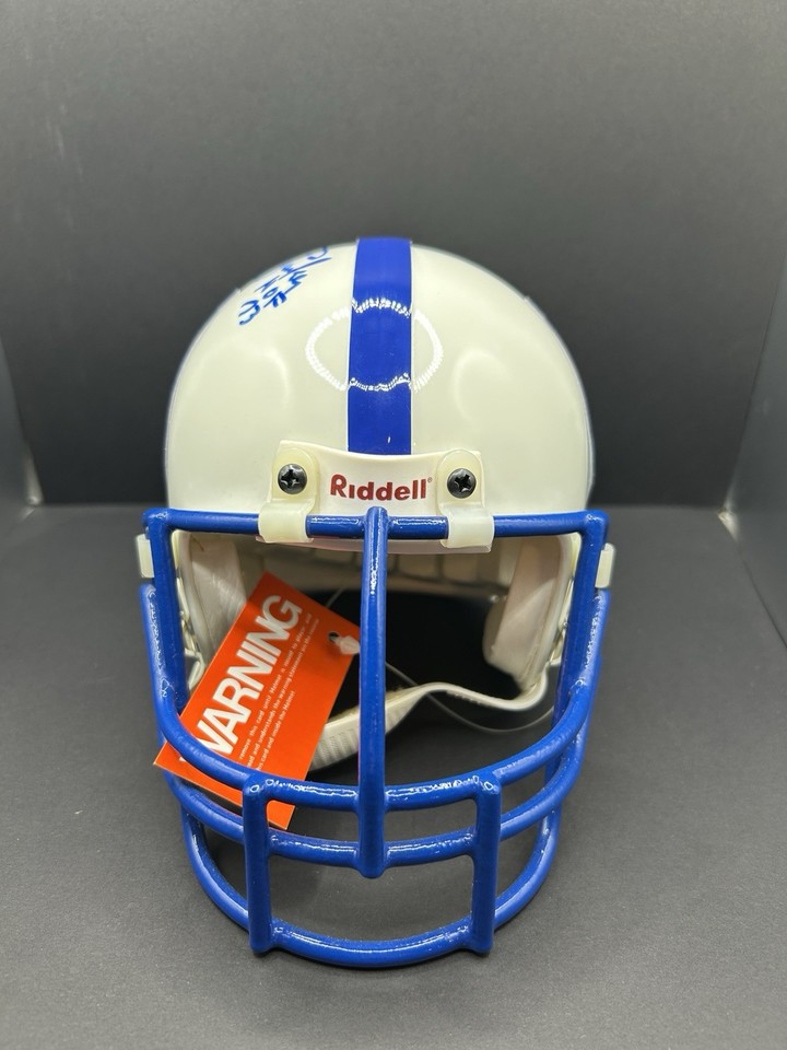 Jim Parker HOF 73 Autographed Colts Mini Helmet CAS Authenticated | eBay