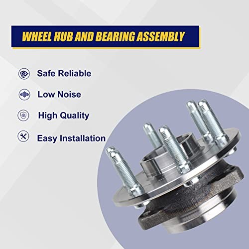513289 Front Rear 2PCS Wheel Bearing and Hub Assembly Compatible with ...