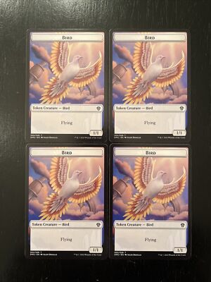 Bird Token 002/026 X4X NM/M Dominaria United DMU Magic the Gathering ...