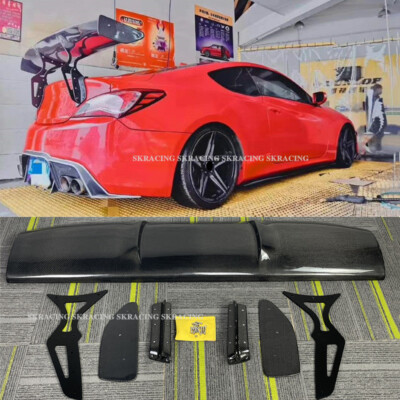 2009-2016 Hyundai Genesis Coupe GT Style Carbon Fiber Rear Trunk ...