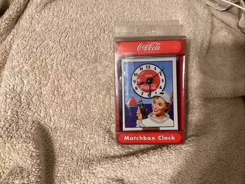 Coca-Cola Matchbox Clock in originsl box SIP N SAIL | eBay
