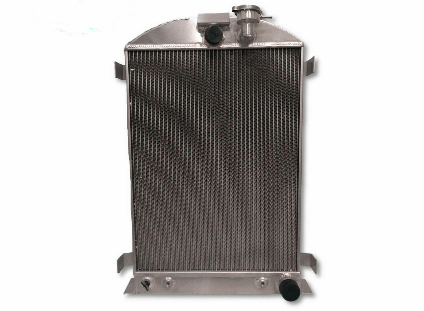 3ROWS 28" High Aluminum Radiator For 1935-1936 Ford CHEVY-V8-Engine w ...