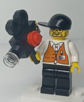 Lego City/Town "Studio Director with Video Camera" stu002 Minifigure ...