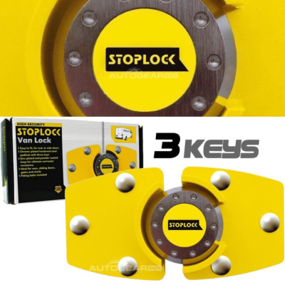 Stoplock High Security Anti-Theft Rear or Side Van Door, Garage Hasp ...