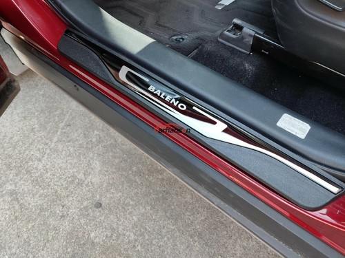 For Suzuki Baleno Car Accessories Door Sill Strip Protector Scuff Plate ...