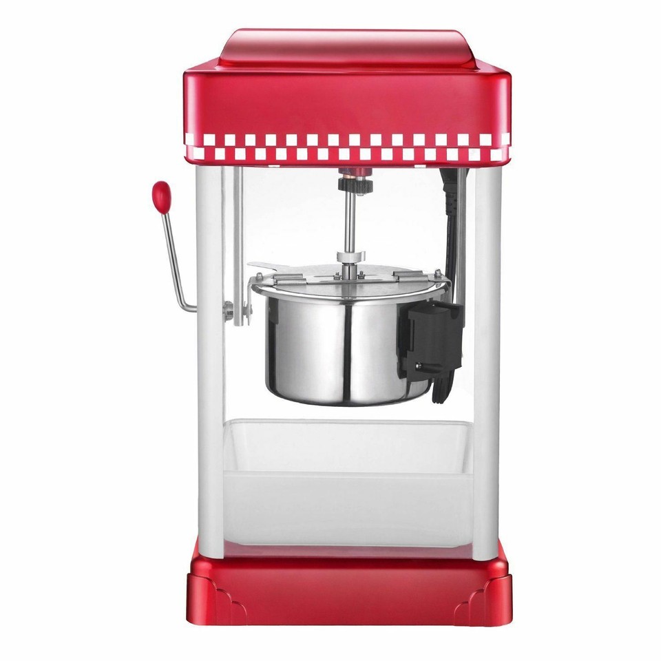 Red Vintage Theater Style Popcorn Machine Popper Maker Retro Nostalgic ...