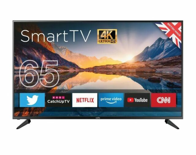 Cello C6520RTS4K 65” 4K 60Hz LED Android Smart TV - Piano Black for ...