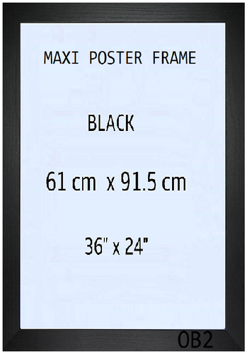 BLACK MAXI POSTER PICTURE PHOTO FRAME,Size(61 cm x 91.5 cm(36 x 24"Inch) | eBay UK