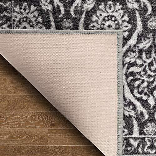 Antep Rugs Alfombras Non-Skid (Non-Slip) 2x7 Rubber Backing Floral ...