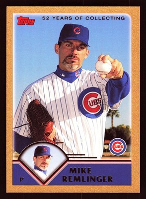 Mike Remlinger Chicago Cubs 2003 Topps Gold #608 SN /2003 | eBay