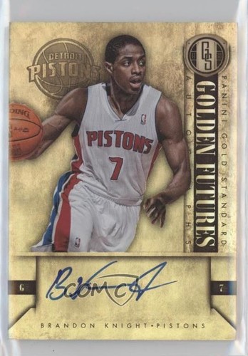 2011-12 Panini Gold Standard Golden Futures Auto Brandon Knight #BK ...