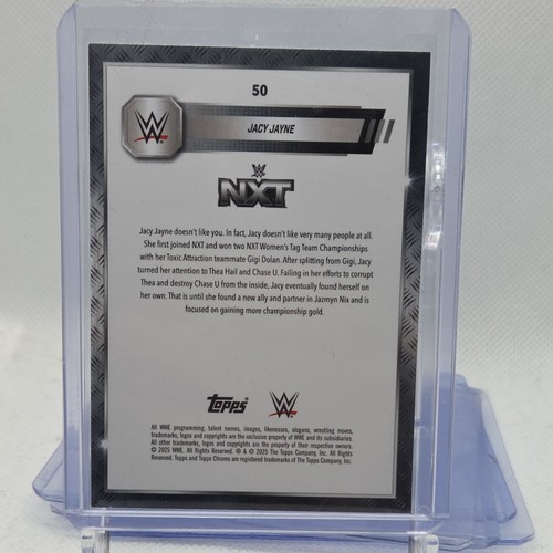 WWE 2025 Topps Chrome Jacy Jayne X-Fractor NXT #50 | eBay