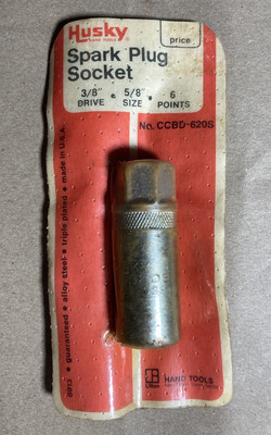 Husky Spark Plug Socket 3/8 Drive Size 5/8 -6 Points Vintage | eBay