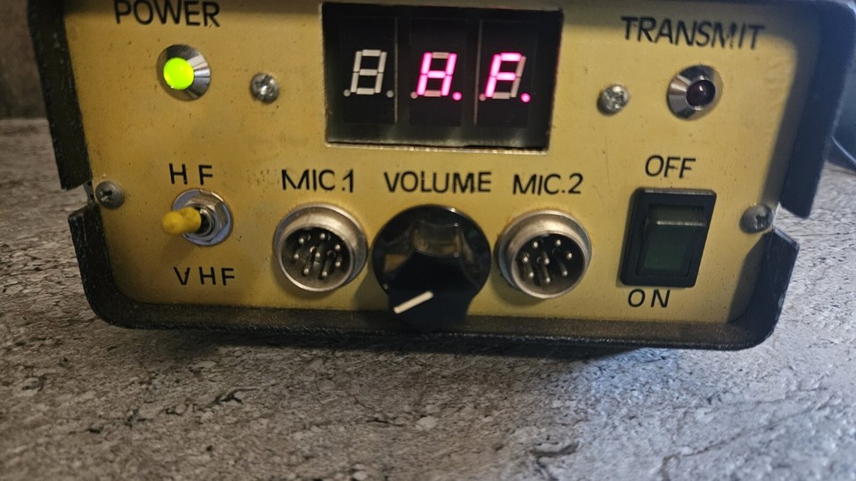 Vintage CB Radio audio interface box. HF. VHF 2 MIC, | eBay