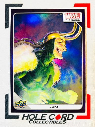 LOKI 2023 UD Upper Deck Marvel Platinum #38 Purple Rainbow Parallel | eBay
