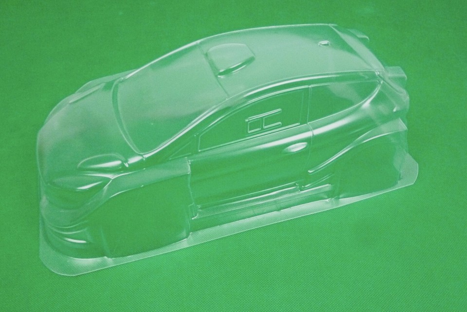 Clear Body Shell - 1:12 Rockstar Ford Fiesta Rally for 1:10 RC M Series ...