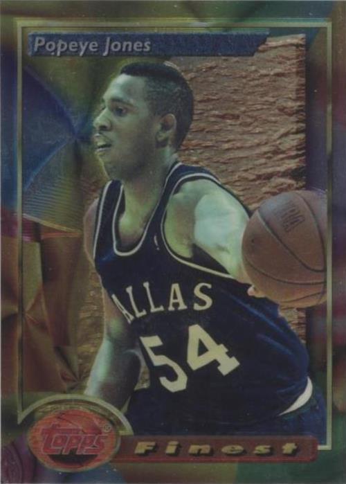 1993-94 Topps Finest - Popeye Jones #156 (RC) for sale online | eBay
