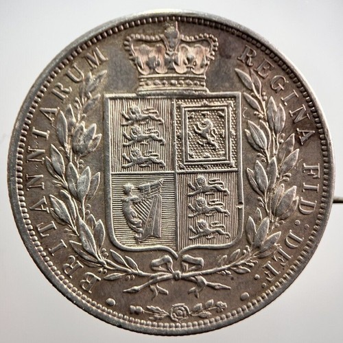 1885 Victoria Half-Crown | British Silver Coin | Fine Collectable Grade ...