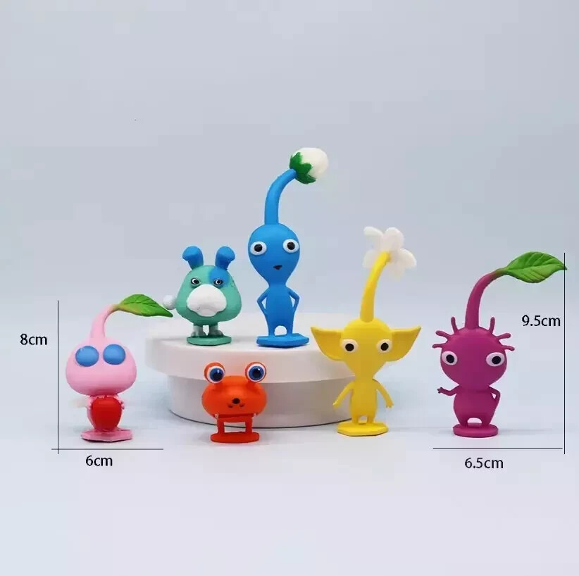 12Pcs/Set PIKMIN Figure Captain Olimar PIKMIN PVC Action Figure Doll ...